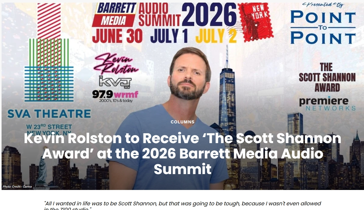 WRMF's Kevin Rolston Named First Recipient of the Scott Shannon Award ...